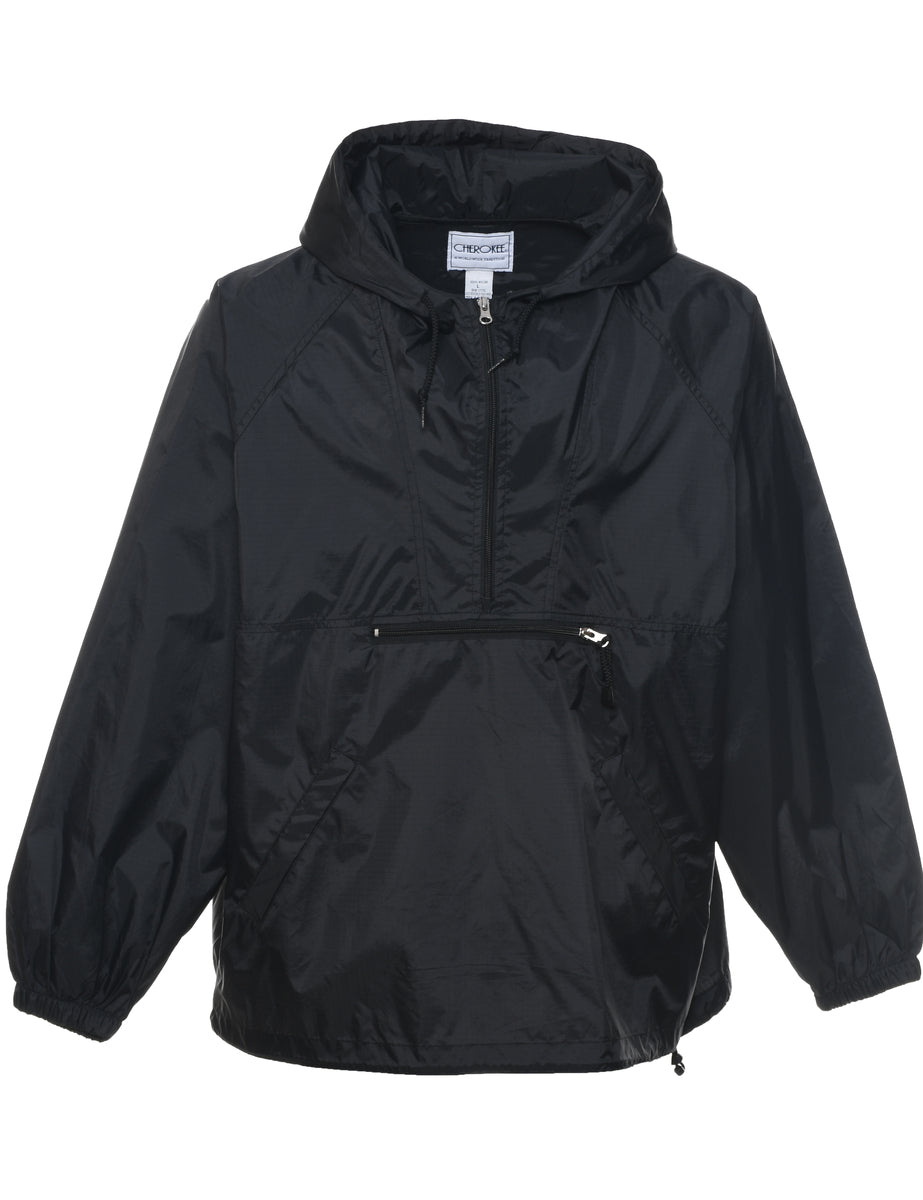 Men's Cherokee Cherokee Nylon Anorak Black, L | Beyond Retro - E00965389