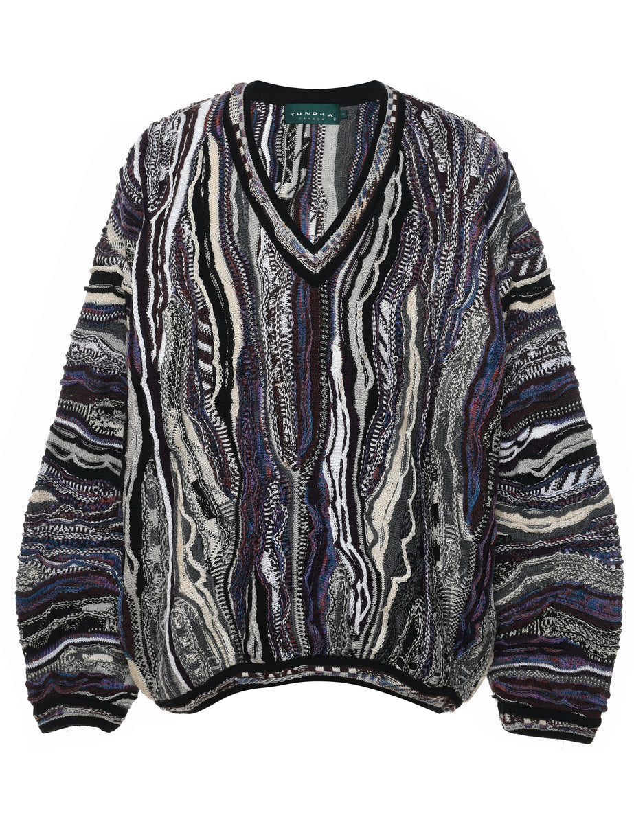 Men's Classic Vintage Jumper Multi-coloured, L | Beyond Retro - E00920076