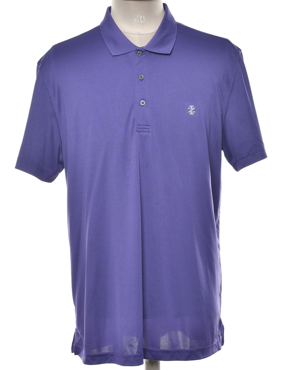 Vintage Men's Izod Izod Polo T-shirt Purple, XL | Beyond Retro - E00861362
