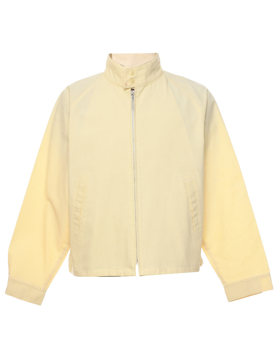 Vintage Men's Pale Yellow Jacket Yellow, XL | Beyond Retro - E00978624