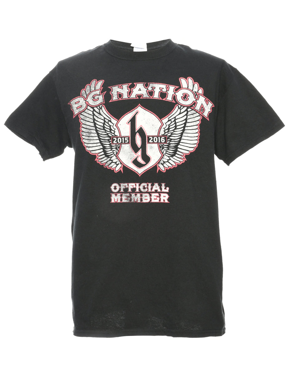 Unisex Gildan Gildan BG Nation Printed T-shirt Black, M | Beyond Retro ...
