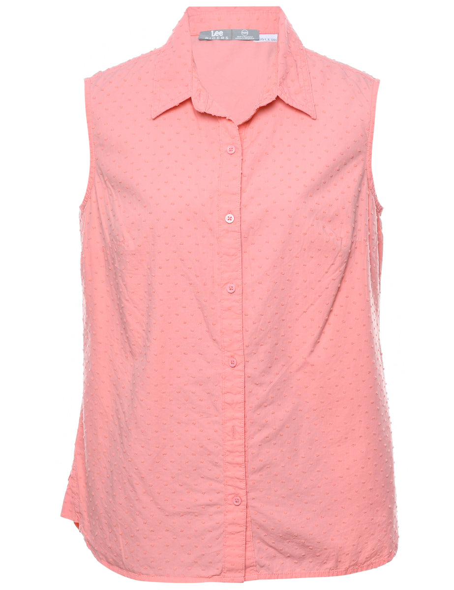 Vintage Women's Lee Lee Salmon Pink Blouse Pink, M | Beyond Retro ...