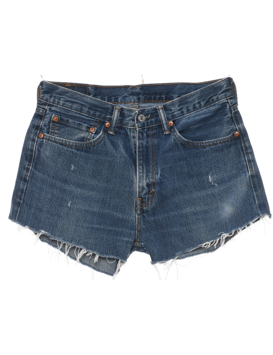 Women's Levi's Levi's 505 Cut-off Denim Shorts Denim, M | Beyond Retro ...