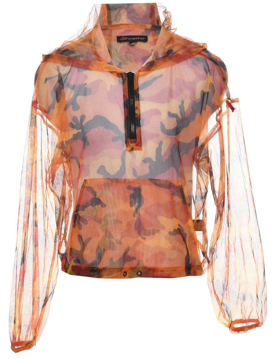 Women's Sheer Effect Jacket Multi-coloured, L | Beyond Retro - E00969326