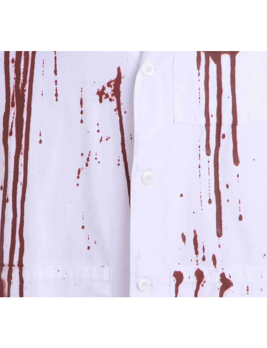 Unisex Beyond Retro Label Label Blood Stunt Halloween Doctors Uniforms ...