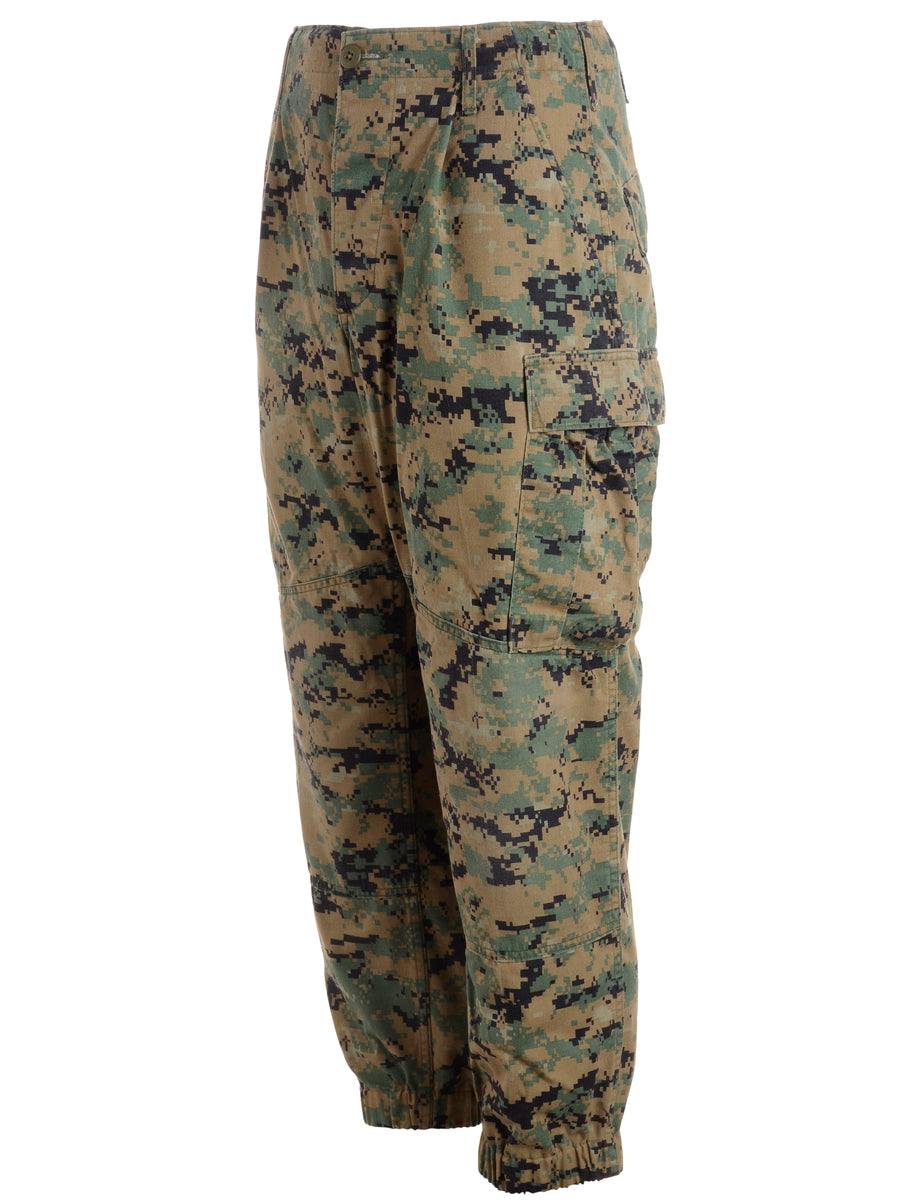 Vintage Unisex Beyond Retro Reworked Reworked Kim Camo Trousers ...